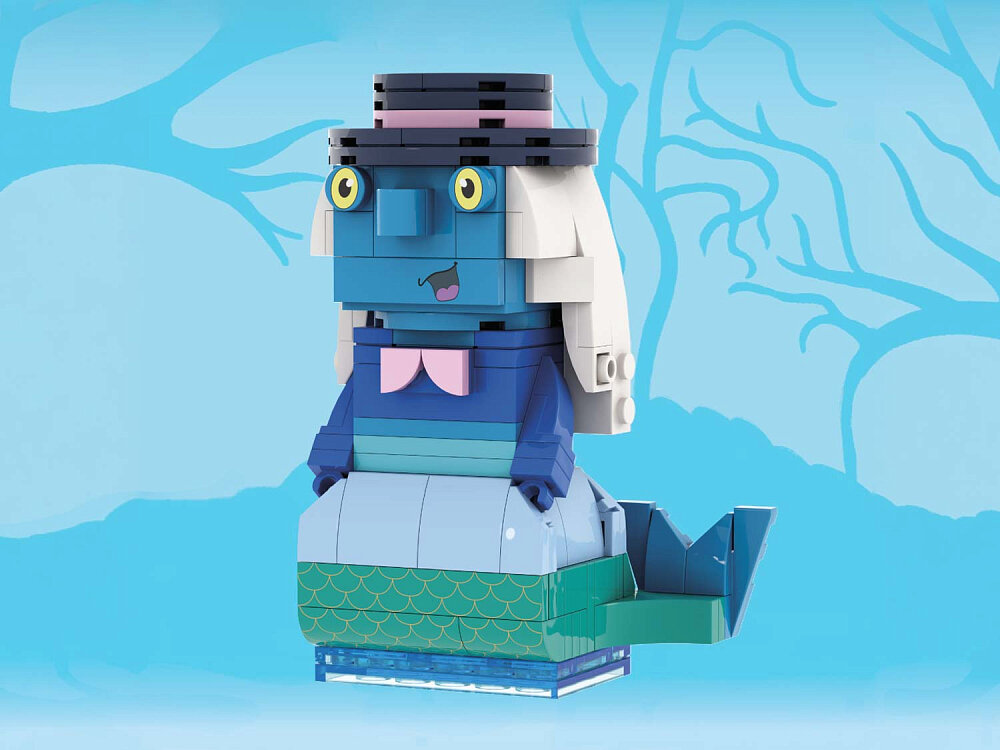 Конструктор Brick Labs Союзмультфильм AB-1132 Конструктор Водяной