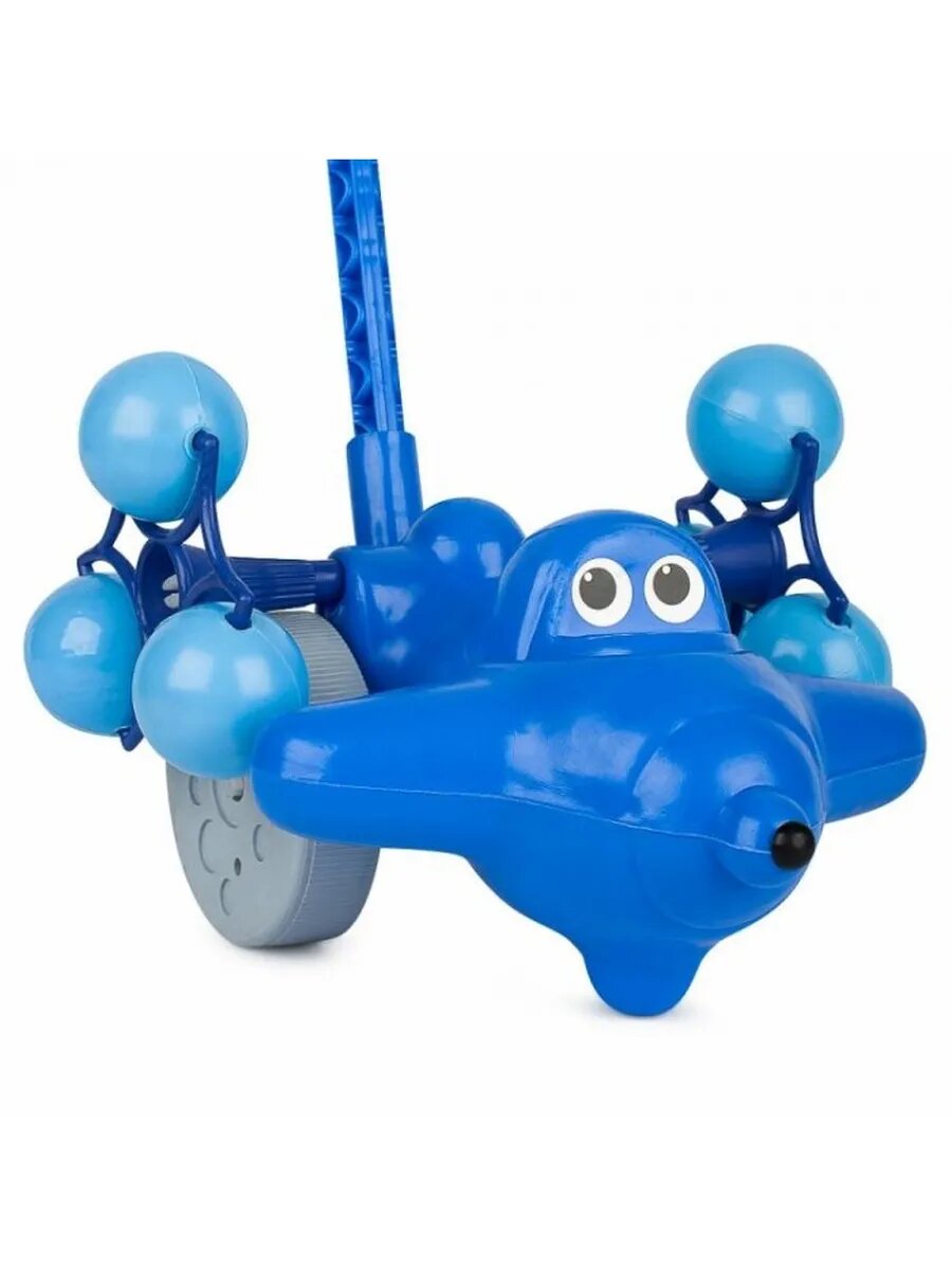 Каталка на палочке /Самолётик Молния/