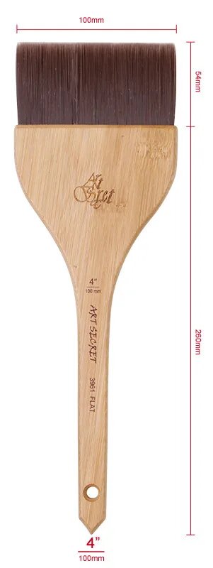 ArtSecret кисть для масляной живописи из синтетических волос size100mm 1PC