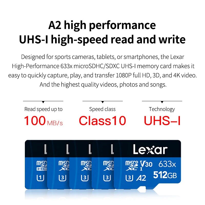 Lexar microSDXC 64GB V30 — фото 1