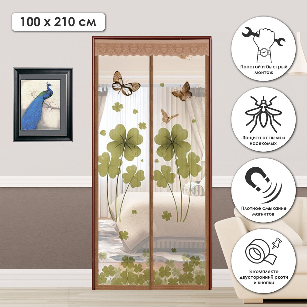 Сетка противомоскитная 100*210см R-400010