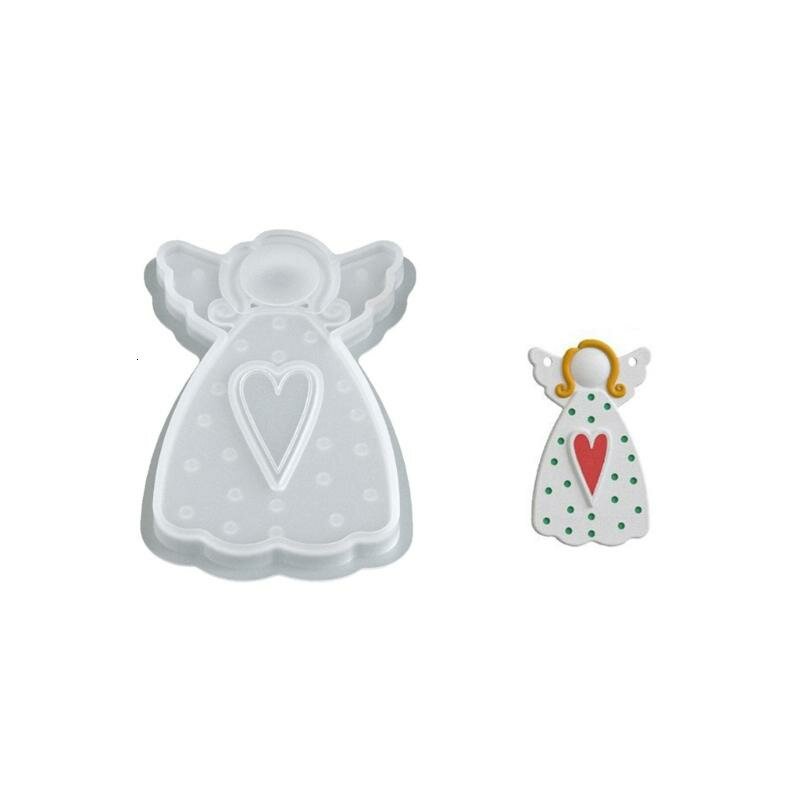 Силиконовая форма для подвесок в виде крыльев ангела, S