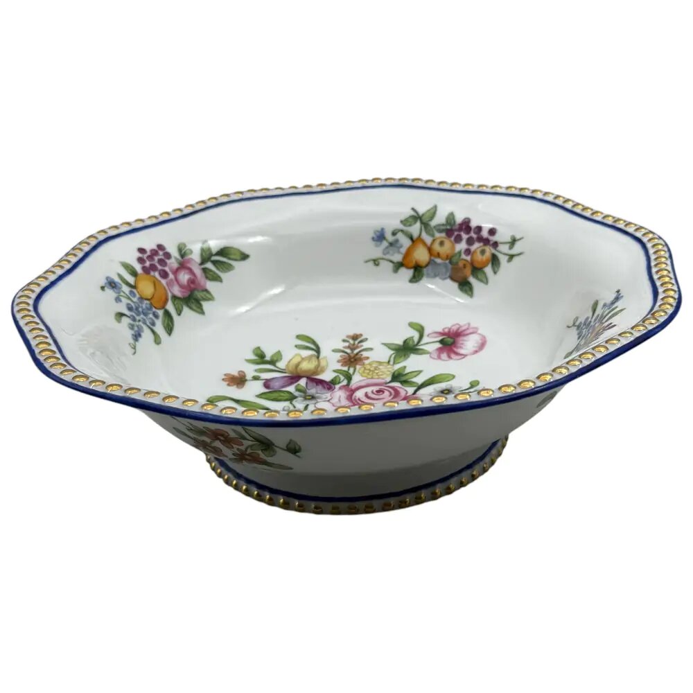 Фруктовница "Букет", 25 см, роспись Jenny Larsson, 1923 г, Rosenthal, Германия