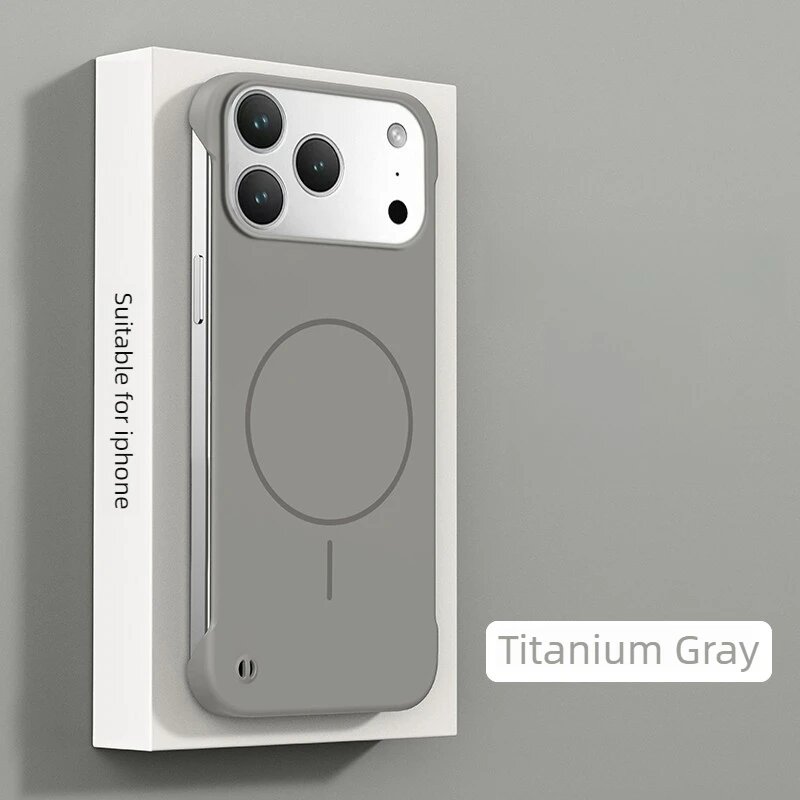 Чехол для iPhone 13 Pro Max Titanium Gray, MagSafe