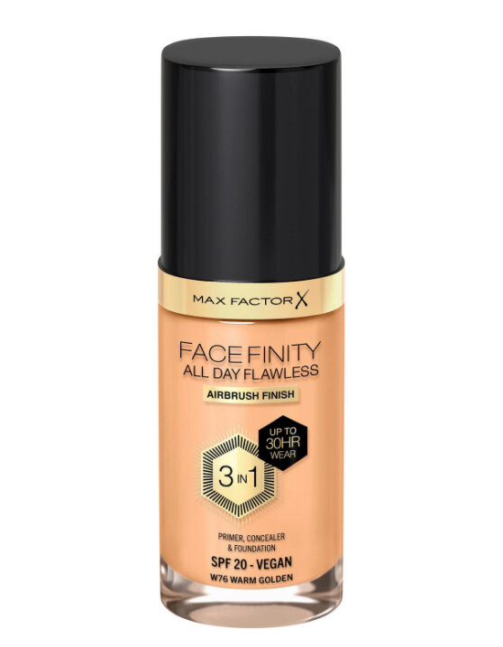 Тональная основа Facefinity All Day 3in1 W76 Warm Golden