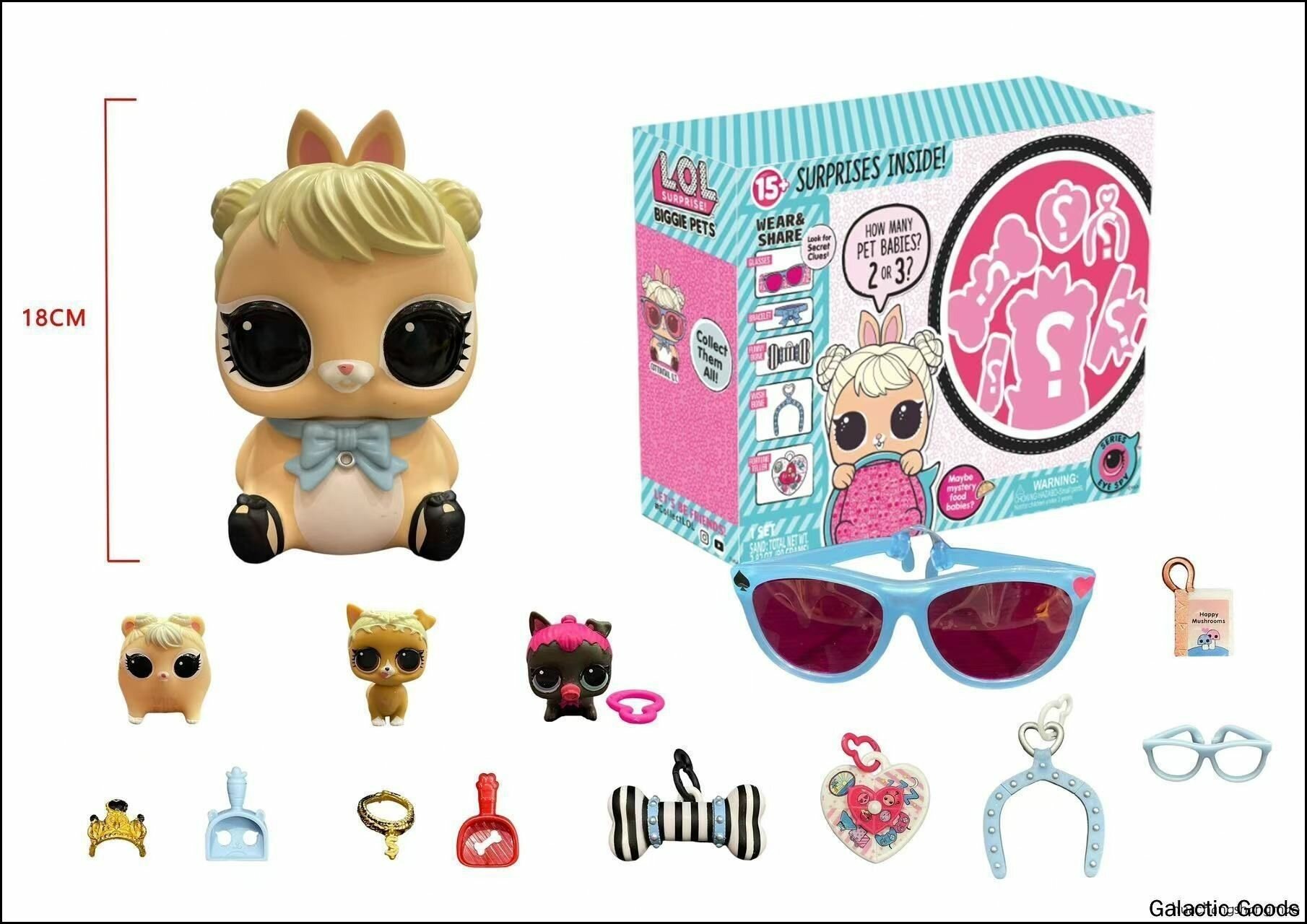 LOL Surprise Biggie Pets Сюрприз-Box (2 модели, случайный выбор)