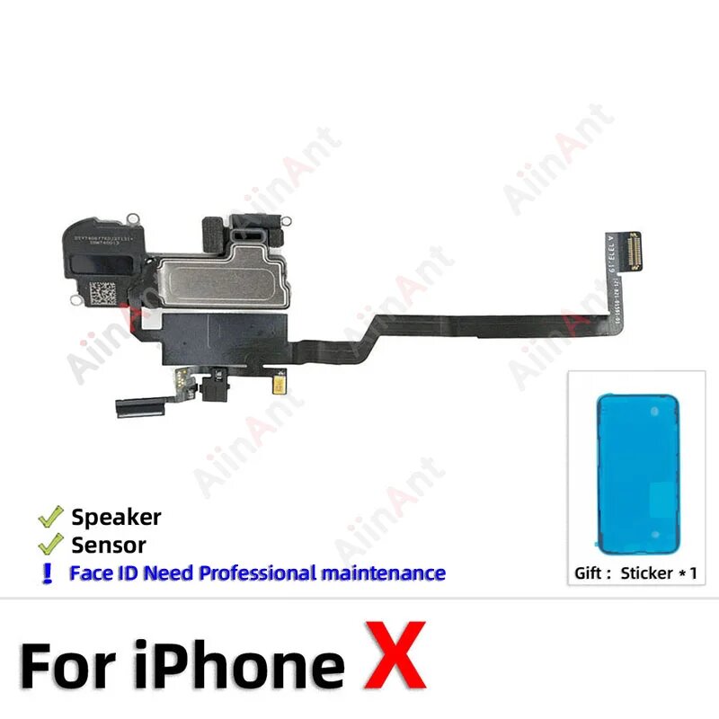 Динамик с сенсорным датчиком приближения для iPhone 11 Pro X Xr Xs Max 7 8 Plus