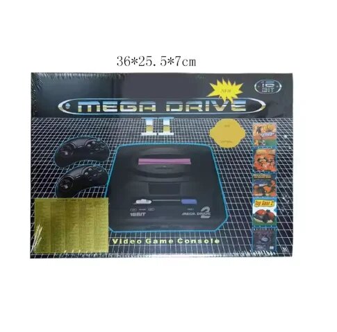 Ретро-консоль Sega Mega Drive 2 с играми EU Version
