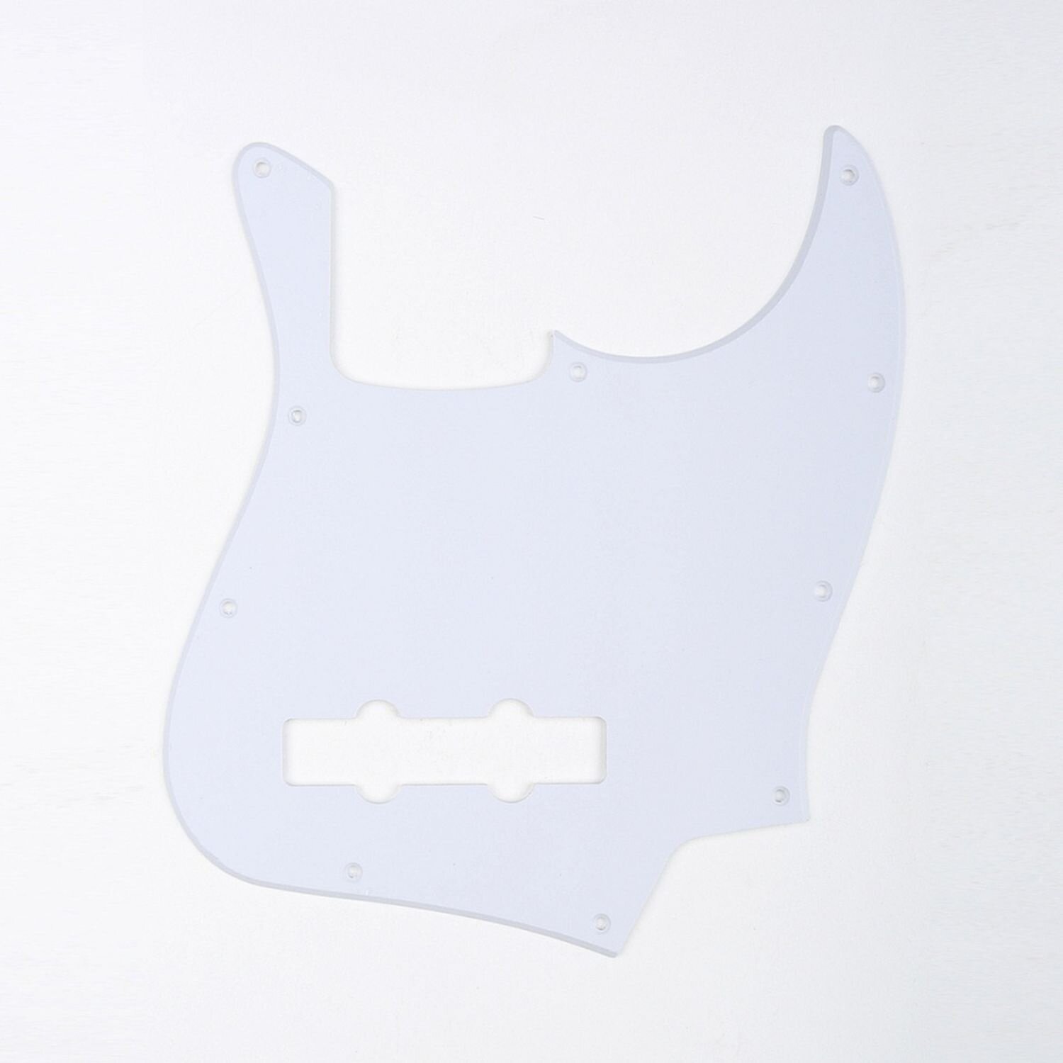Панель для оригинального Fender Jazz Bass US/Mexico, Musiclily MX0406, однослойная, белая