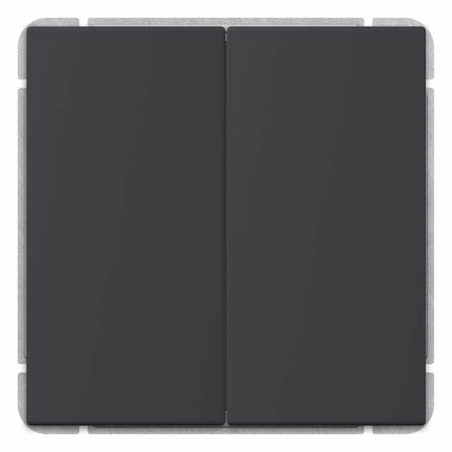 Выключатель 10А Schneider Electric/Systeme Electric ArtGallery двухклавишный скрытой установки без рамки 2 кл шнайдер Карбон GAL001051