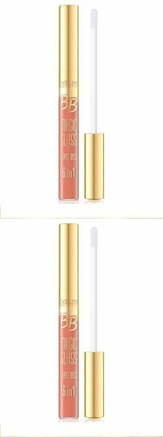 Eveline Cosmetics Блеск для губ Bb Magic Gloss, № 602, 9 мл, 2 шт.