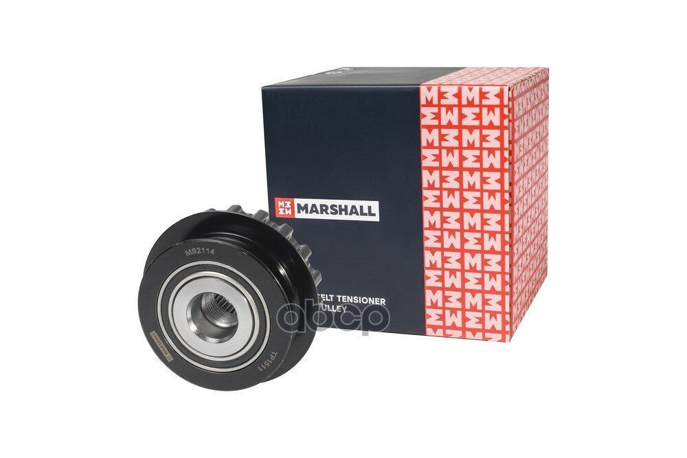 Ролик генератора (обгонная муфта) VW Multivan (T5) 03- Transporter (T5) 03- Touareg I 02- () Marshall MS2114