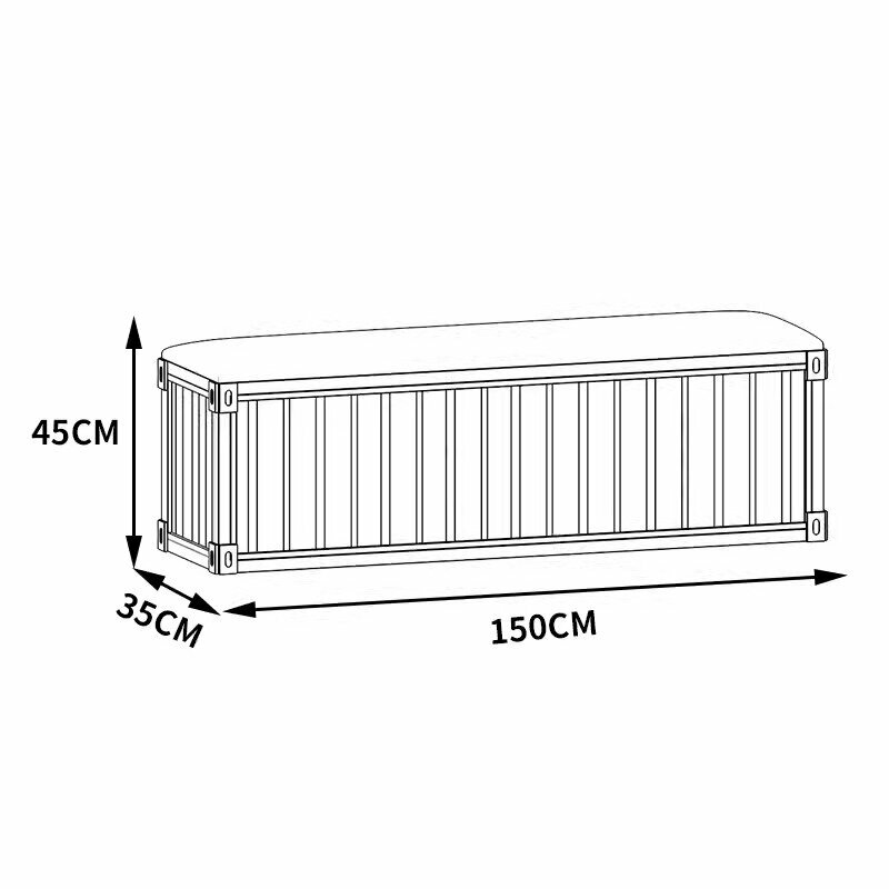Банкетка серии Industrial Furniture (150 см (выбор цвета при заказе))