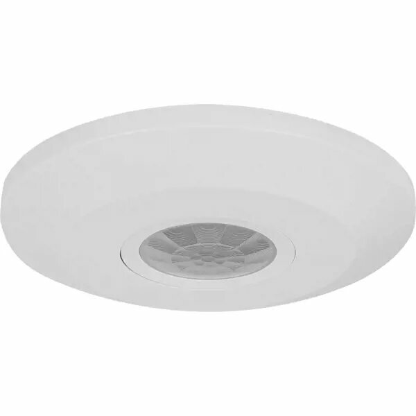 Датчик движения потолочный Extra Slim, 360 градусов, 1100 Вт, цвет белый, IP20