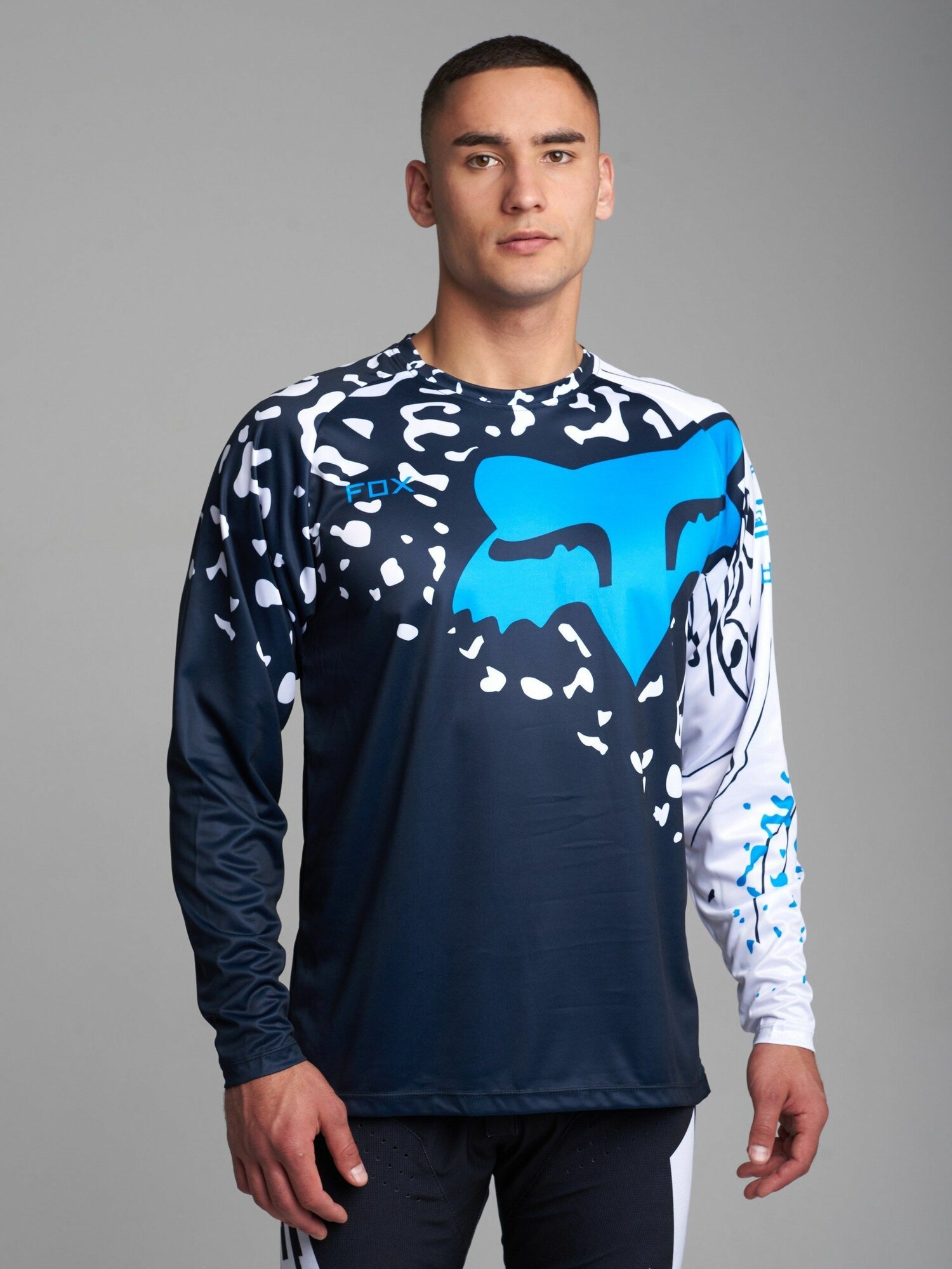 Мотоджерси мужская для мотокросса с длинными рукавами FOX FX09-2