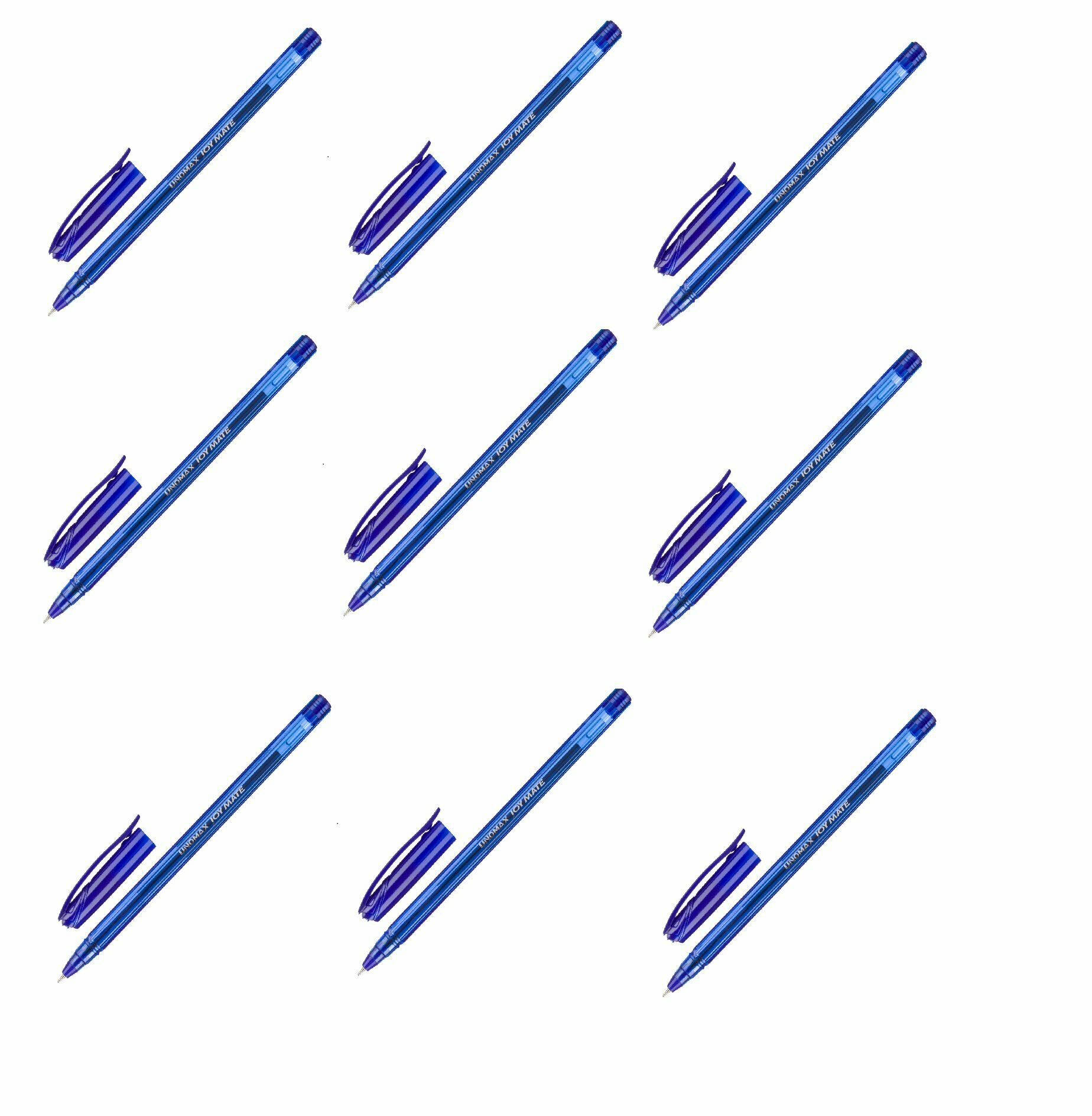 Unimax Ручка шариковая неавтоматическая Joy Mate, синий, 9 уп