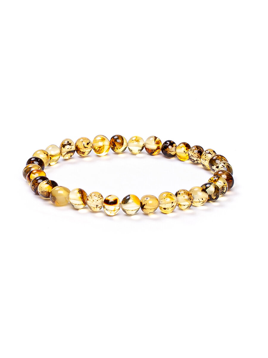 Браслет, янтарь