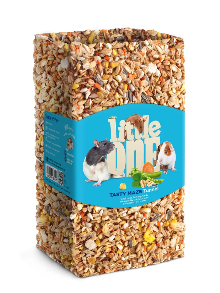 Лакомство Little One для грызунов Туннель "Вкусная лазейка" средний