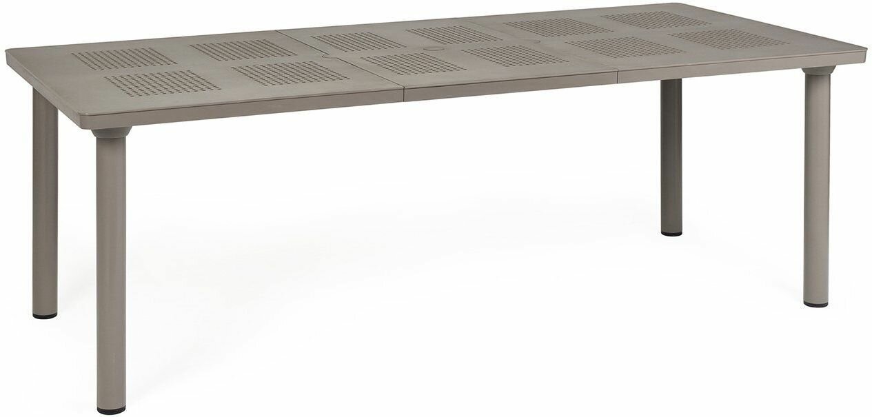 Стол садовый для дачи, Nardi Libeccio, раздвижной, усиленный пластик, цвет тортора