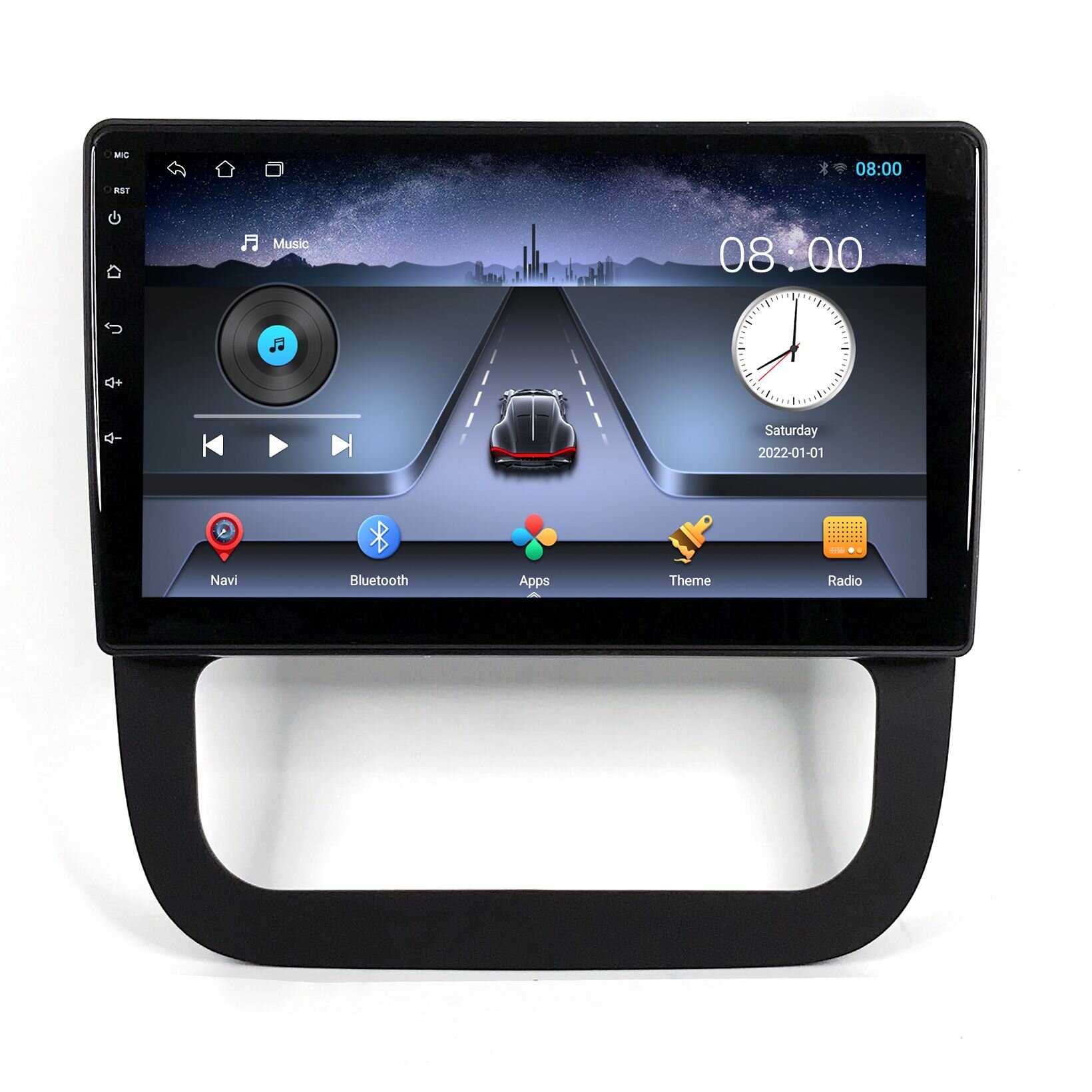 Магнитола Android для Volkswagen Jetta 5 (F3 вариант) 2005-2011 QLED 1/32GB