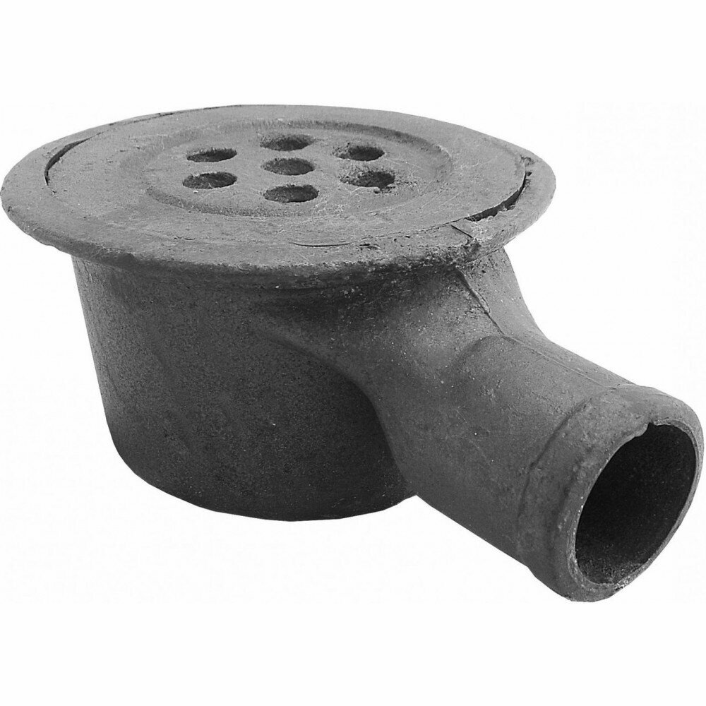 Трап 100 чугунный эмалированный с косым выпуском ТК100М 691322780.002-2017