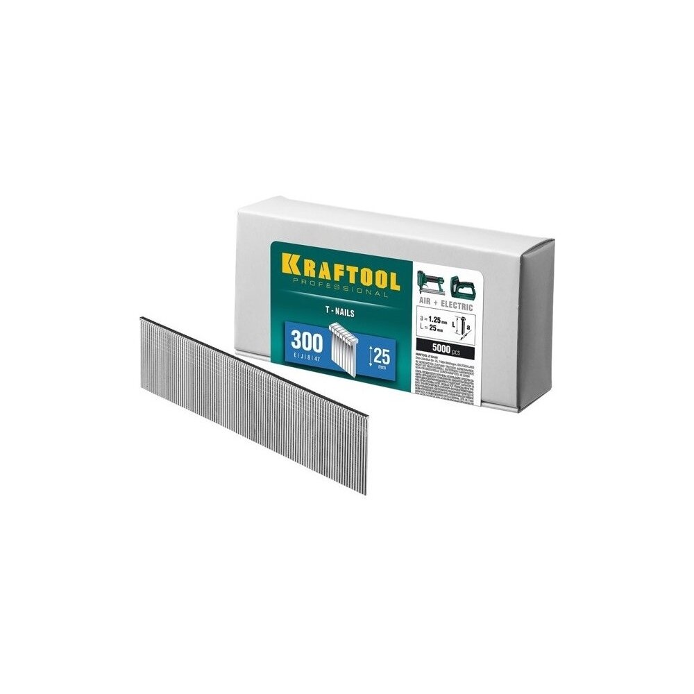 Гвозди для нейлера Kraftool тип 300 20 мм 5000 шт. 31785-20