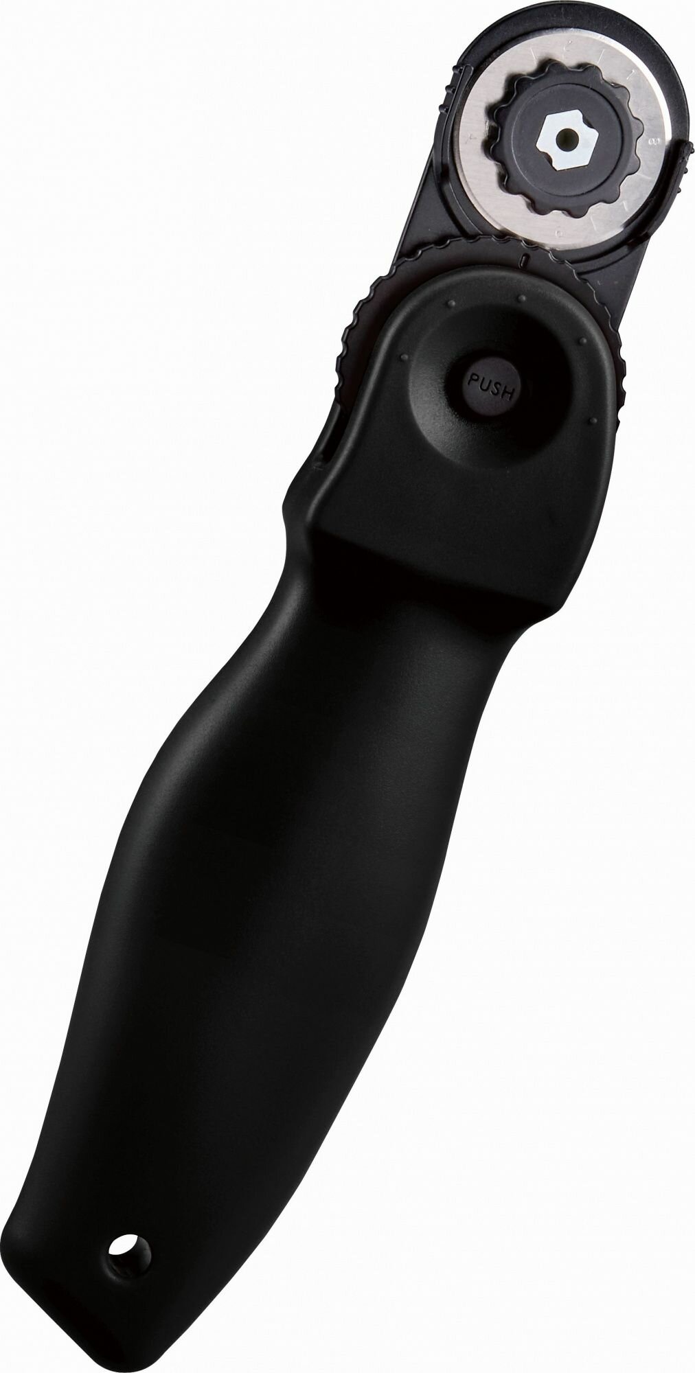Нож роликовый KW-Trio диаметр лезвия 28 мм, выдвижное, пластик, черный (03806BLACK)