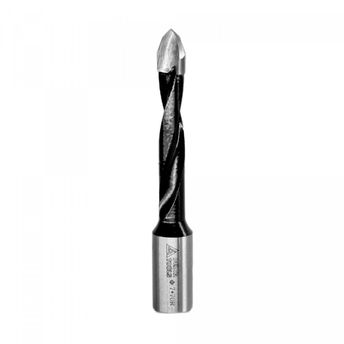 Сверло сквозное DELTA TOOLS 7x10x70 мм R, по дереву, твердосплавное