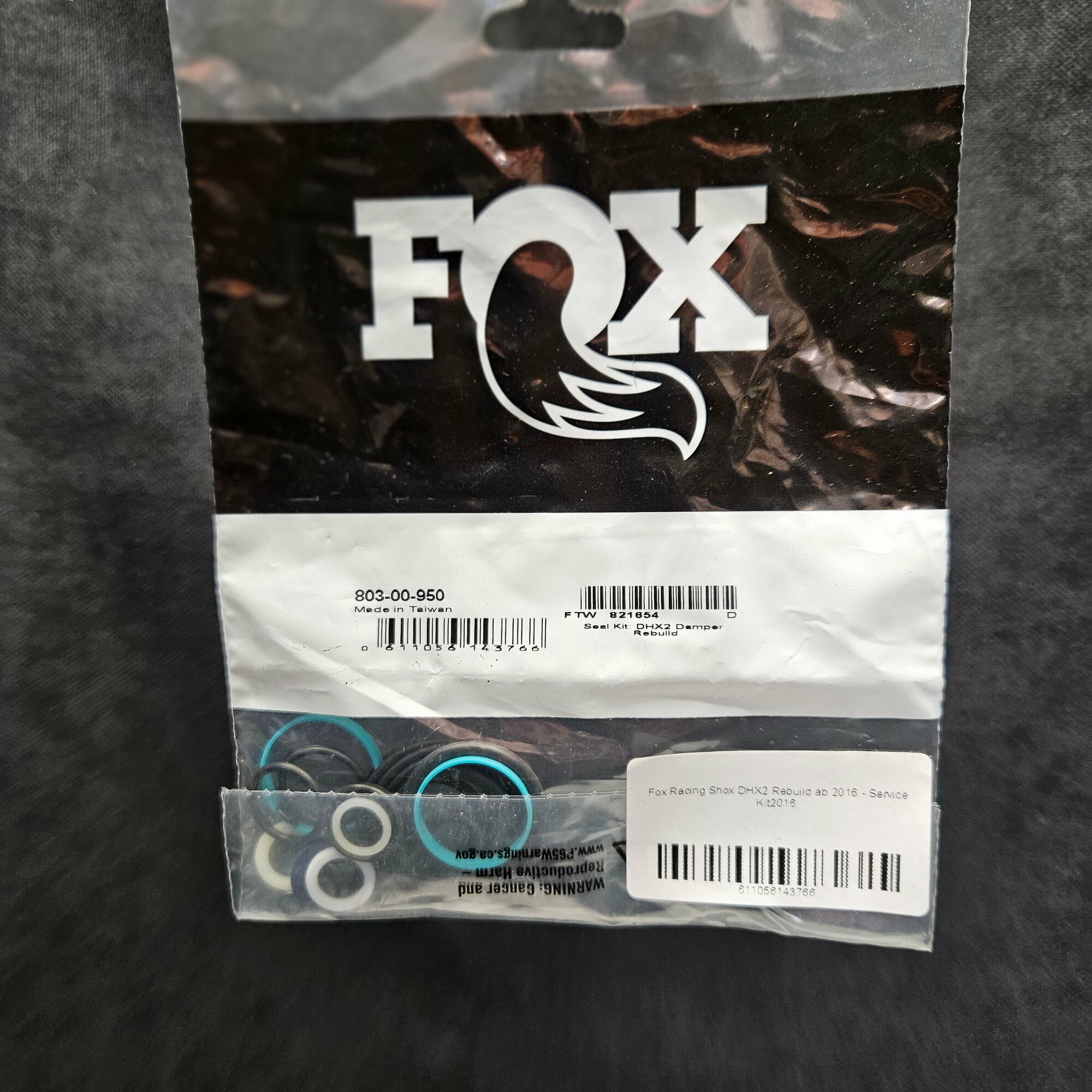 Набор для обслуживания амортизаторов FOX DHX2, 50 часов, оригинальный, p/n 803-00-950