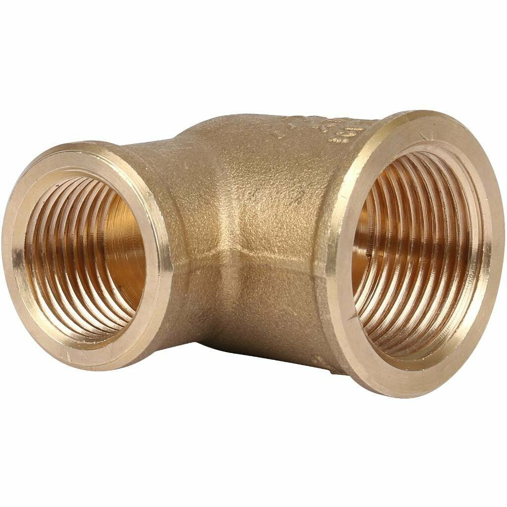 Колено ВР 1/2" x 3/4" латунь TIEMME