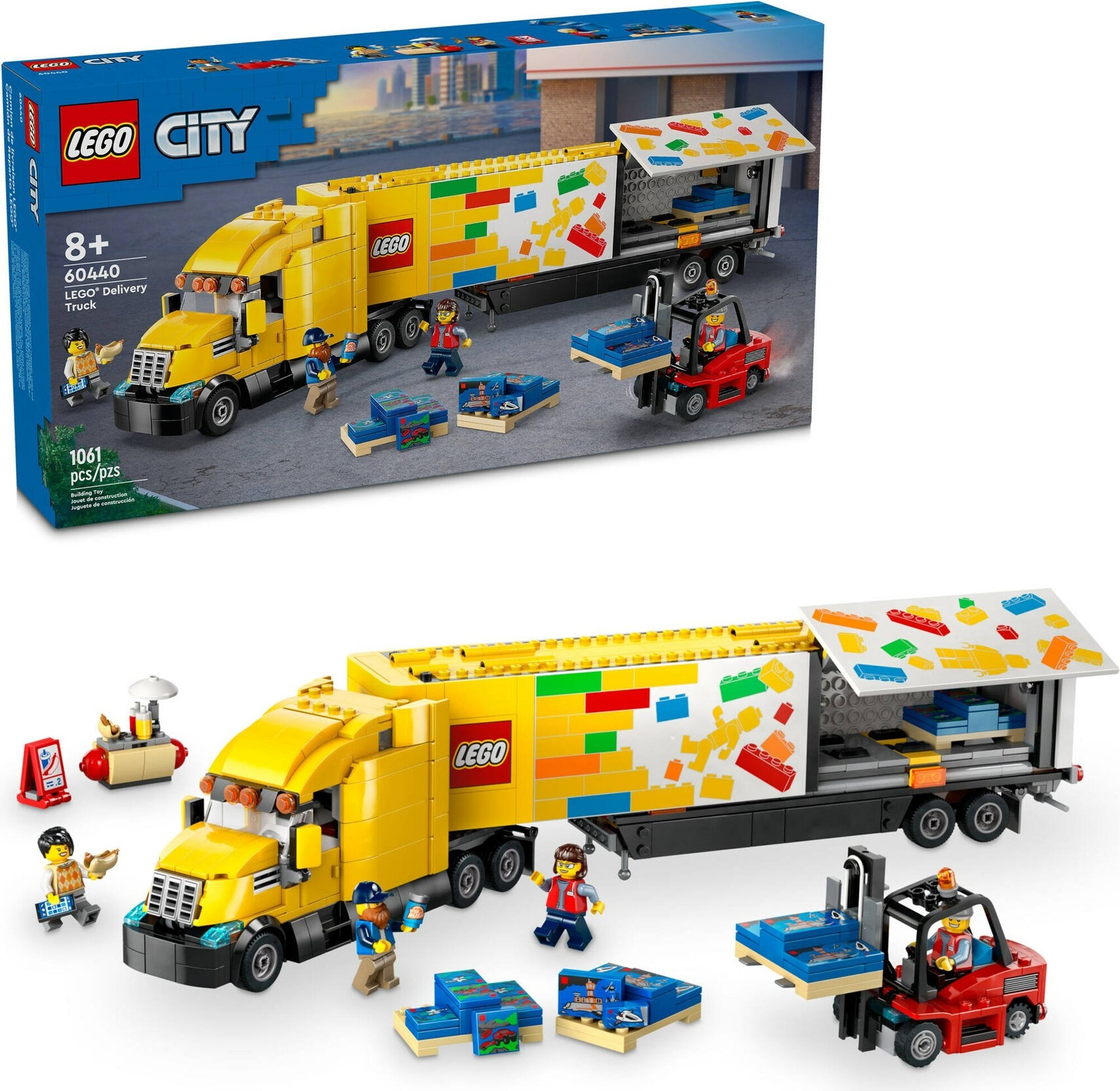 Конструктор LEGO 60440 Желтый грузовик доставки Лего
