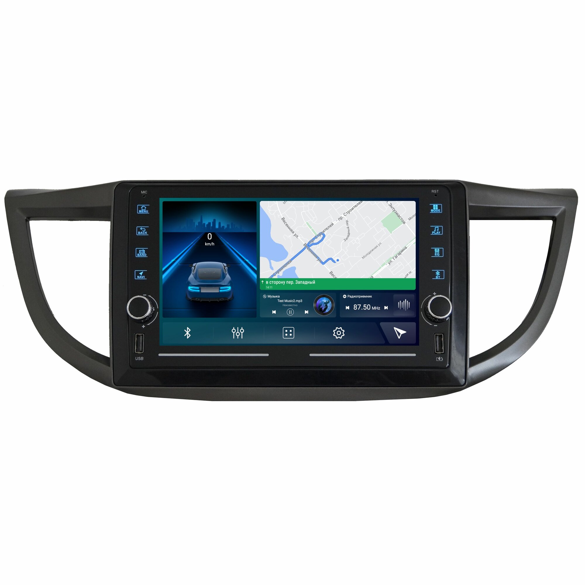 Магнитола R320 Honda CR-V 4 2012-2016 с Android 13, 4/64Gb память, 8 ядерный процессор, Carplay, DSP, 4G модем (Sim)