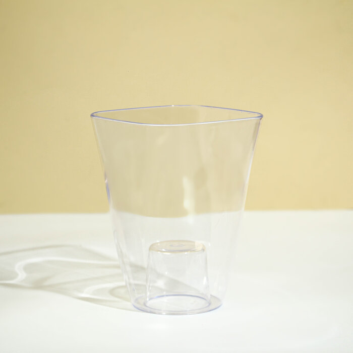 Горшок для орхидей 1,5 л, 13 х 17 см пластик прозрачный 10624171