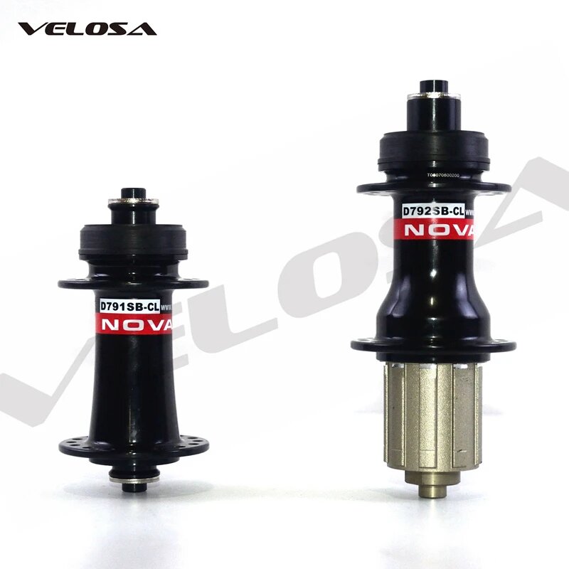 Велосипедные втулки Novatec D791SB-CL/D792SB-CL Black 32h