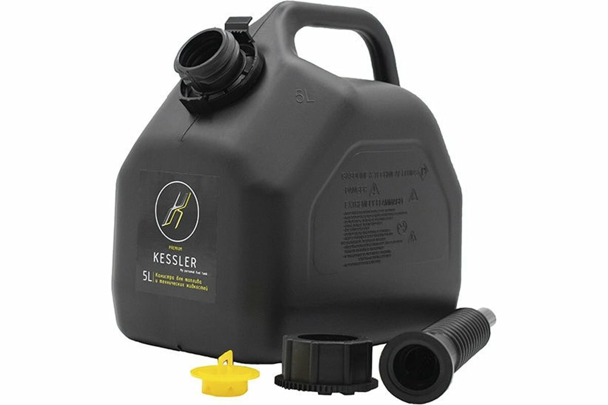 Oktan Канистра ГСМ Black Kessler черная с желтой крышкой 5 л KGA1-02-06