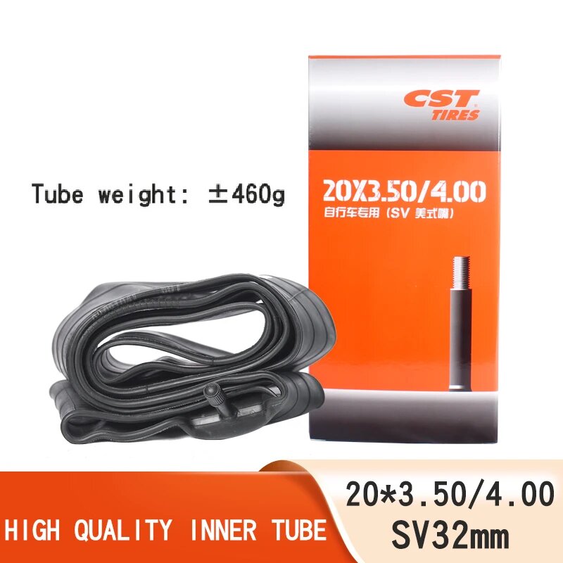 Велосипедные шины CST BFT 20", 24" Черный, 20x3.5-4.0 Tube