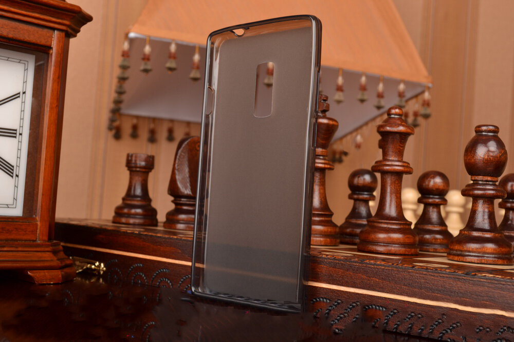 Тонкая полимерная из силикона задняя панель-чехол-накладка MyPads для OnePlus 2 (Two) A2001 черная