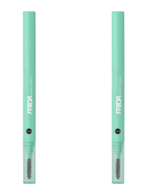 Карандаш автоматический для бровей Love Generation Frida, тон 04 темно-коричневый, 0,15 г, 2 шт