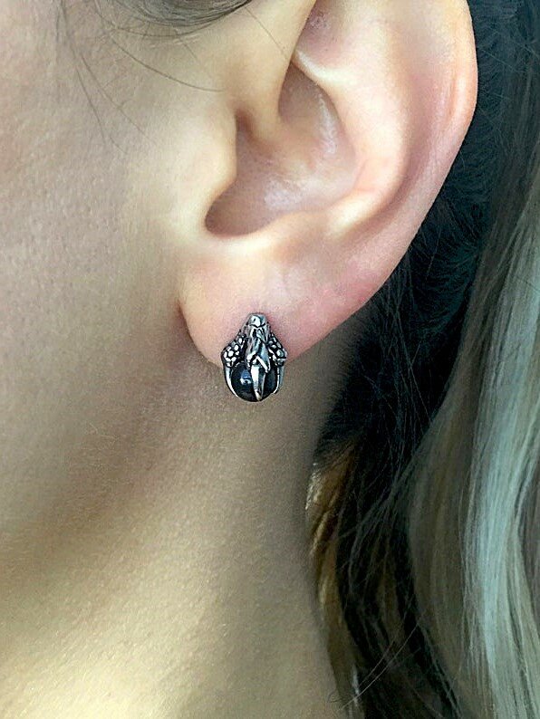 Серьги Starfallshop, славянский оберег, кристалл, искусственный камень