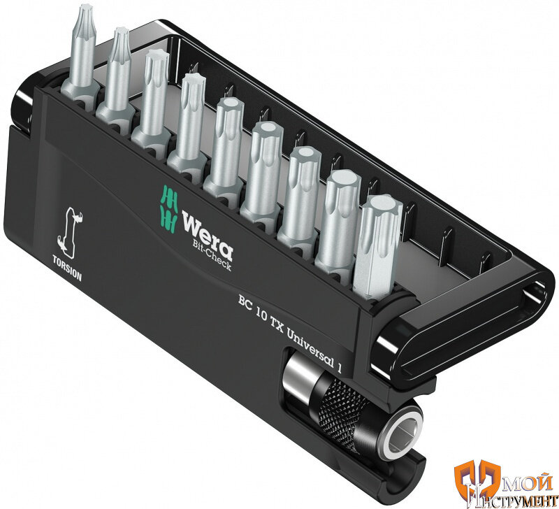 Наборы бит WERA 056164 Набор Bit-Check 10 TX Universal 1 WERA