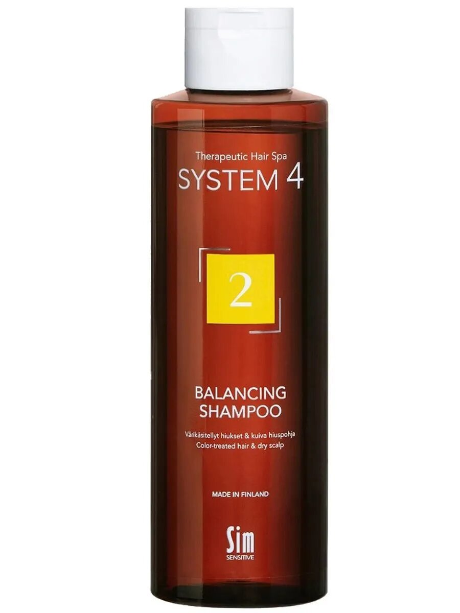 System 4 Шампунь для поврежденных и сухих волос №2, 250 мл