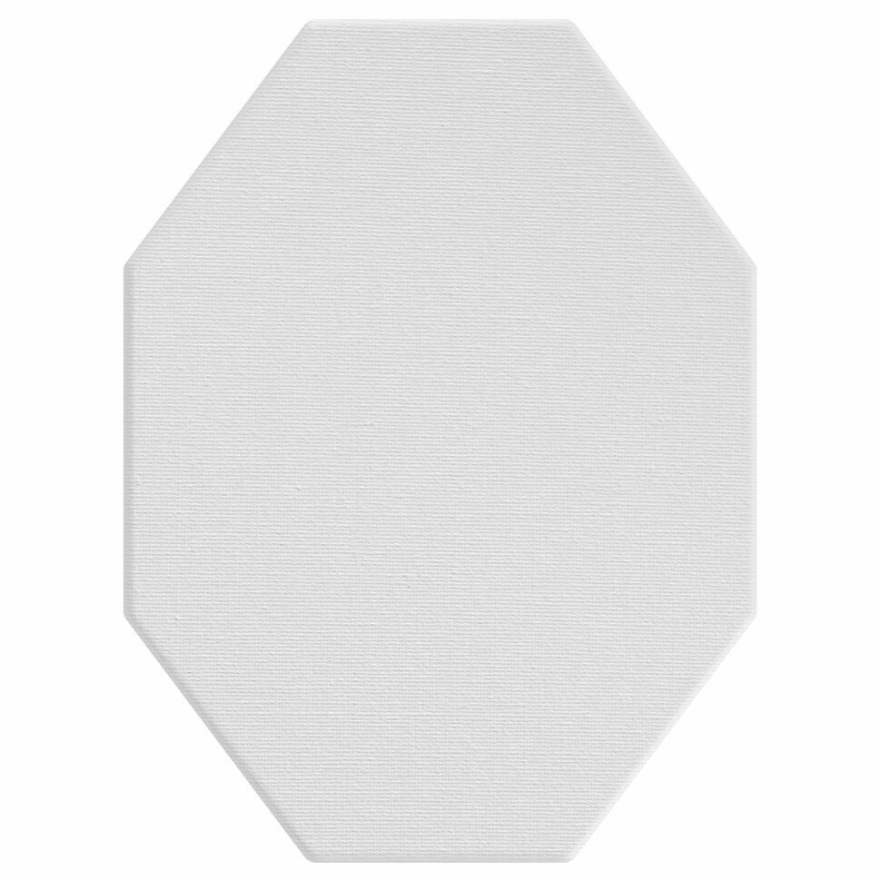 Холст на картоне Гамма "Студия", восьмиугольный, 30*40см, 100% хлопок, 280г/м2, мелкое зерно, 373619