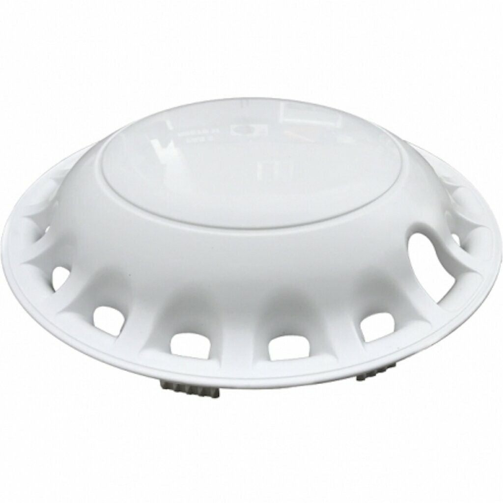 Автомобильные колпаки на диски сильвер белый выпуклые (перед) R16", в комплекте 2 колпака