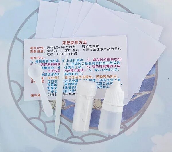 Косплей зубы акулы Tenokiki Teeth glue