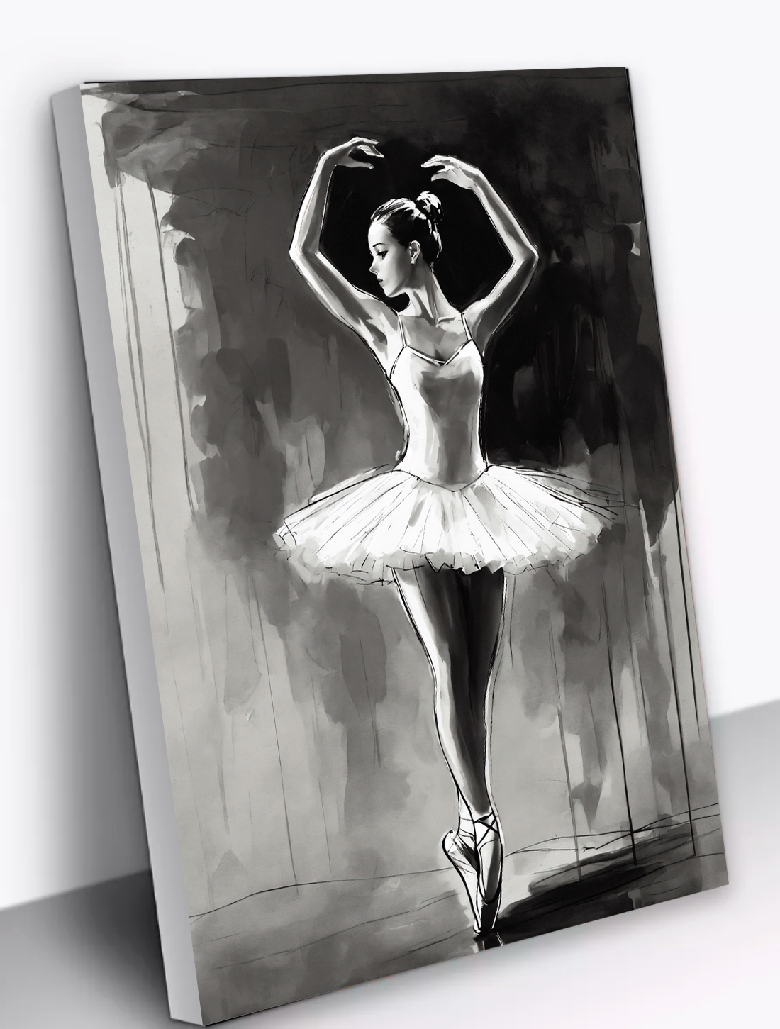 Картина по номерам "Балерина" 40х50 см, хлопковый холст на подрамнике, акрил, АртТойс