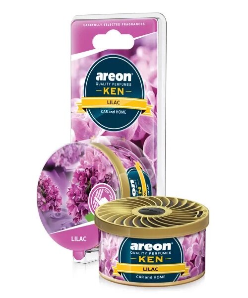 Ароматизатор в машину на панель Areon Ken Blister Lilac сирень