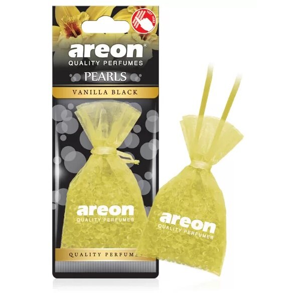 Ароматизатор Areon Pearls Vanilla Black ваниль блэк