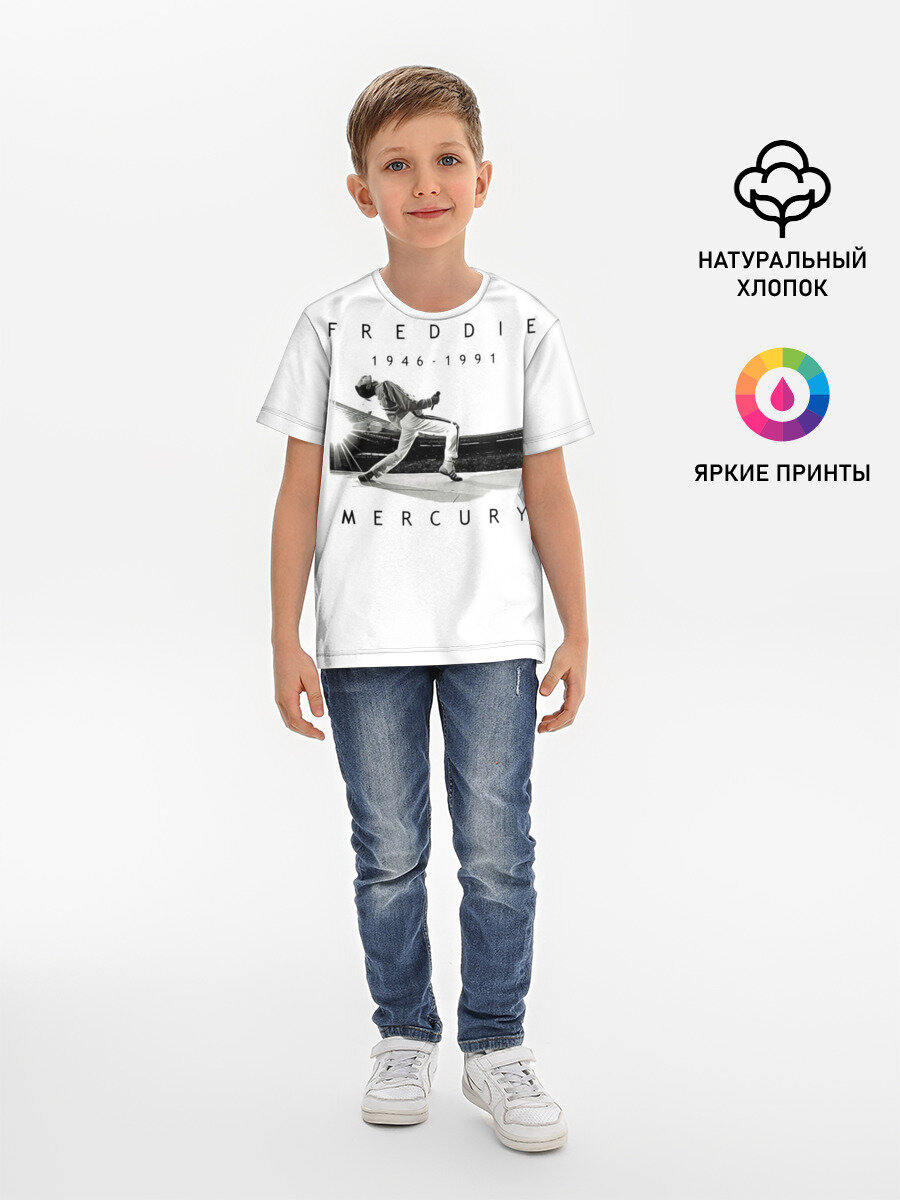 Футболка хлопковая детская Фредди Меркьюри