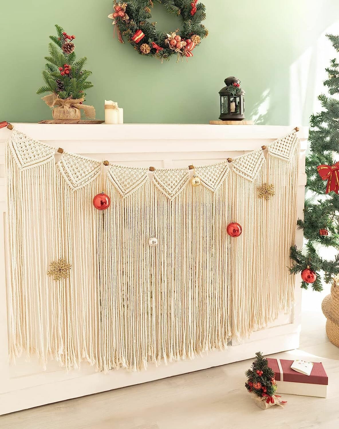 Большой кружевной настенный гобелен в стиле бохо/тканая кровать, Настенный декор/для свадьбы, рождественское украшение фона