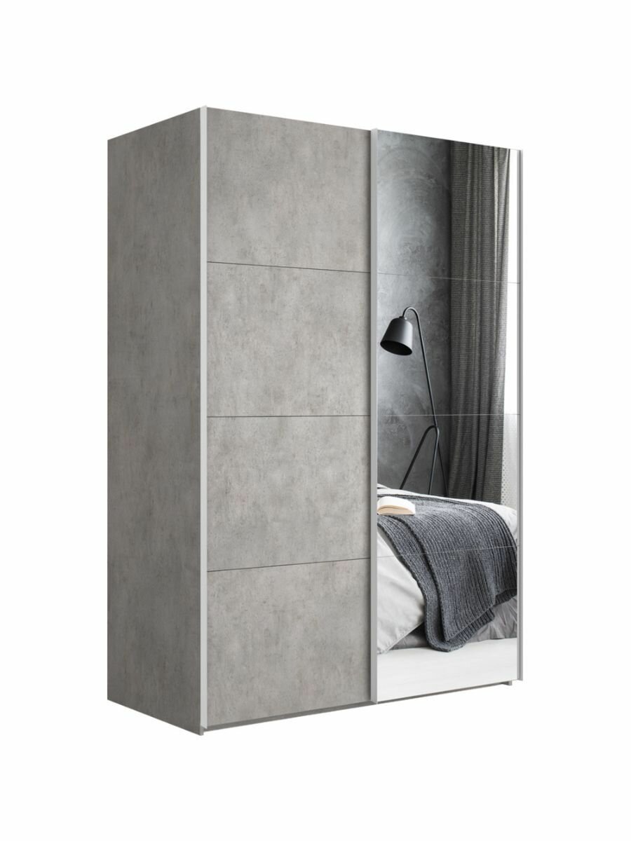 Шкаф-купе Эста 1,6 2,2м ЛДСП/зерк